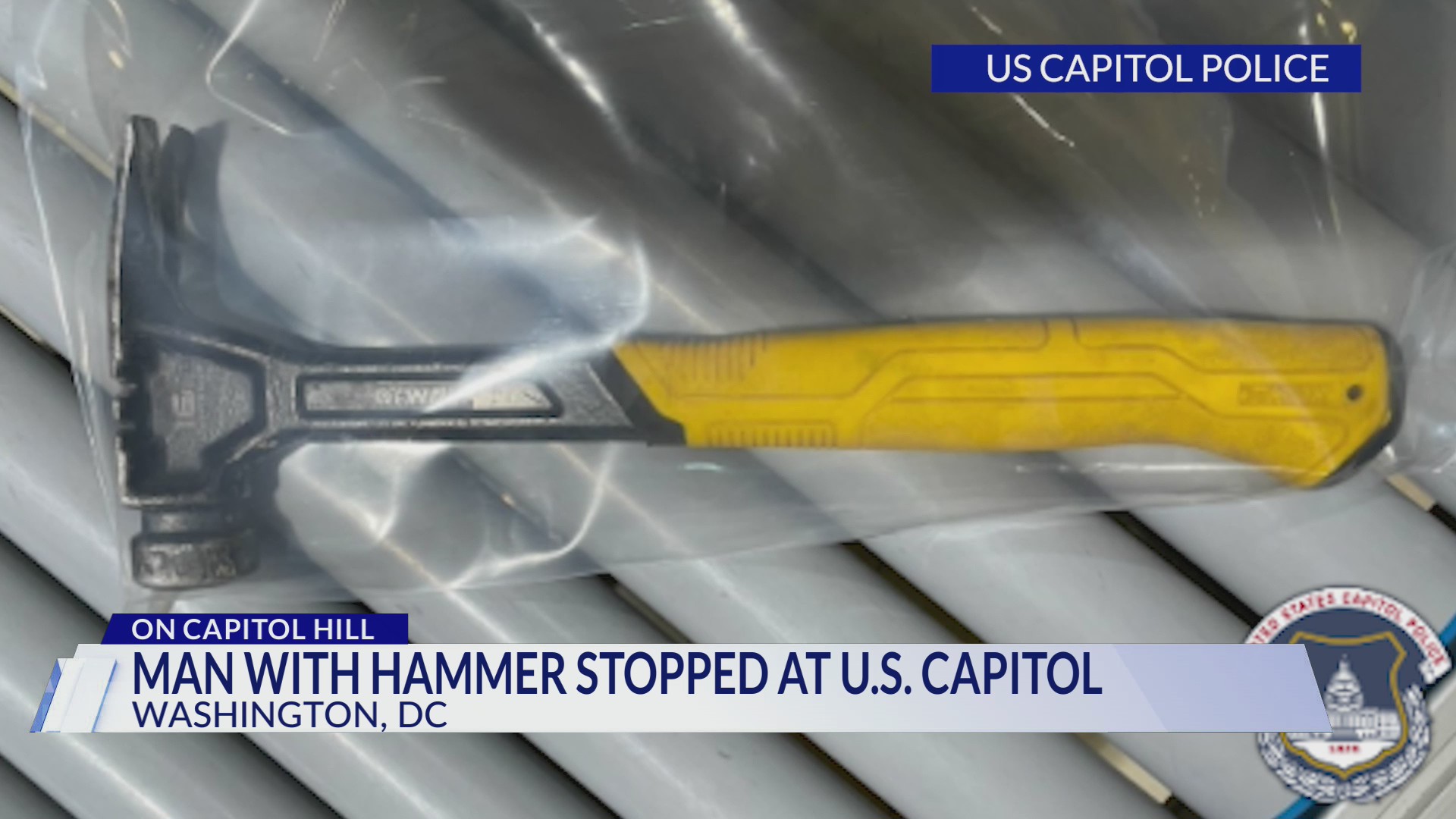 Police: Ohio man arrested after trying to get into Capitol with hammer ...