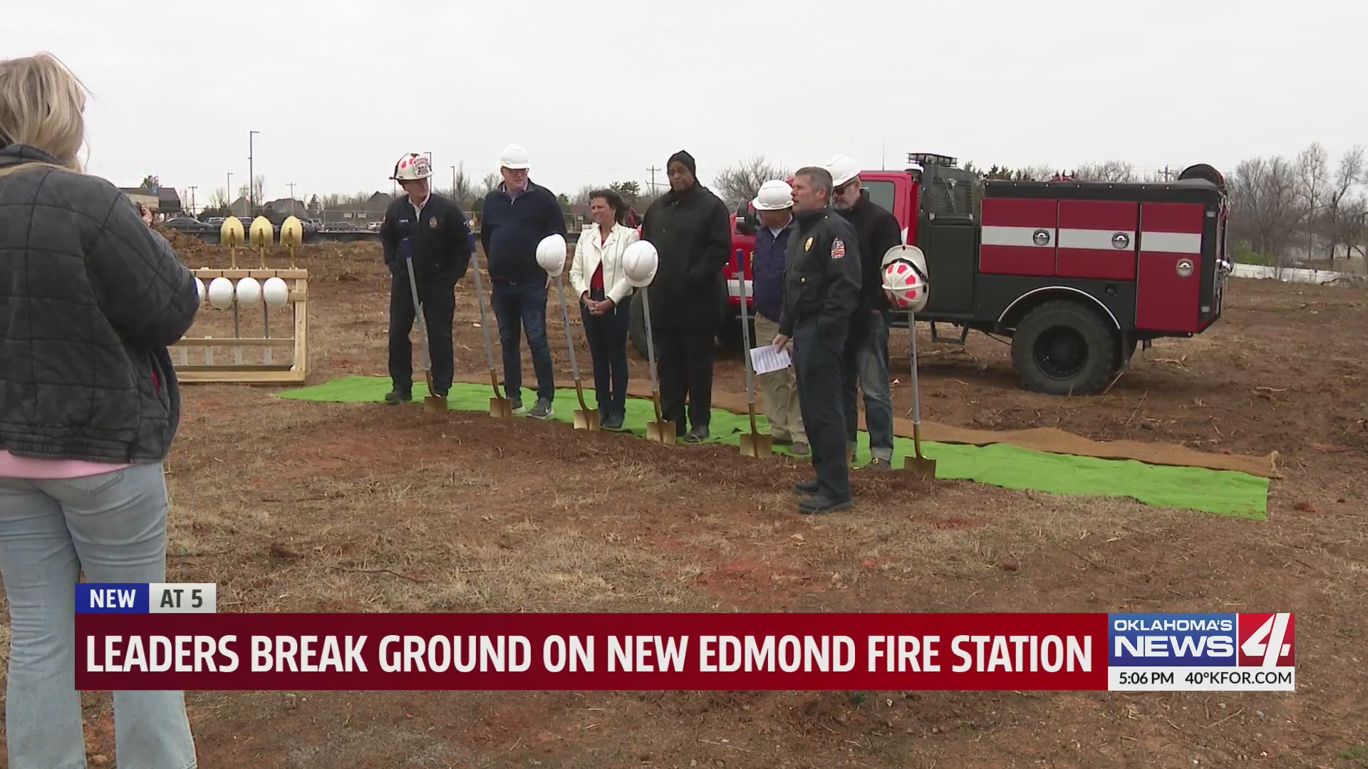 Fire station groundbreaking in Edmond – KFOR.com Oklahoma City