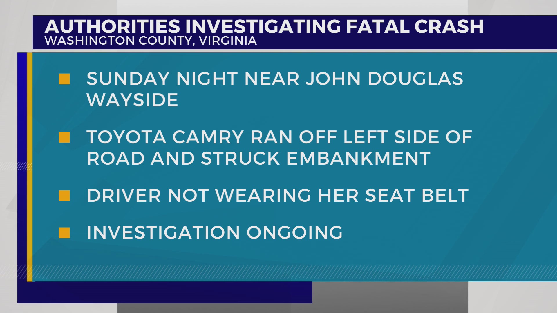VSP: One dead after Washington County, Va. crash – WJHL | Tri-Cities ...