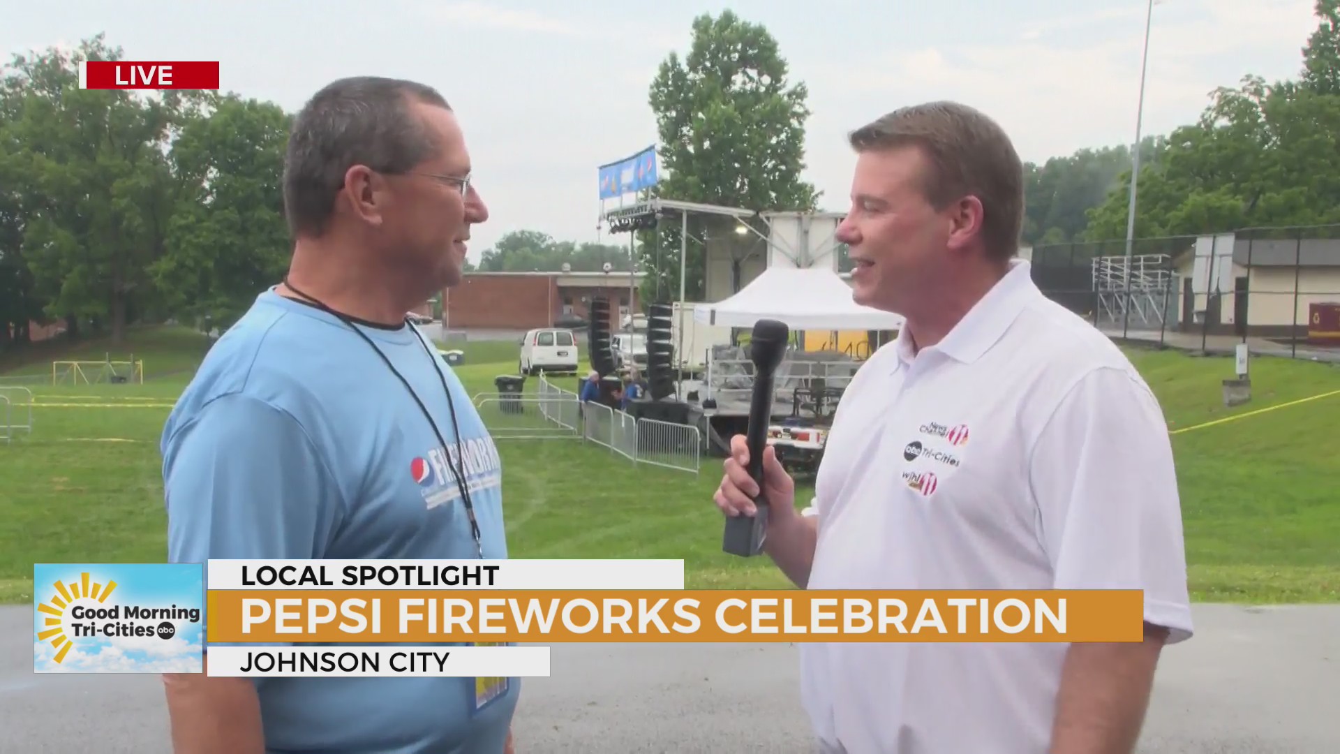 Kasey Marler live at Freedom Hall ahead of the Pepsi Independence Day ...