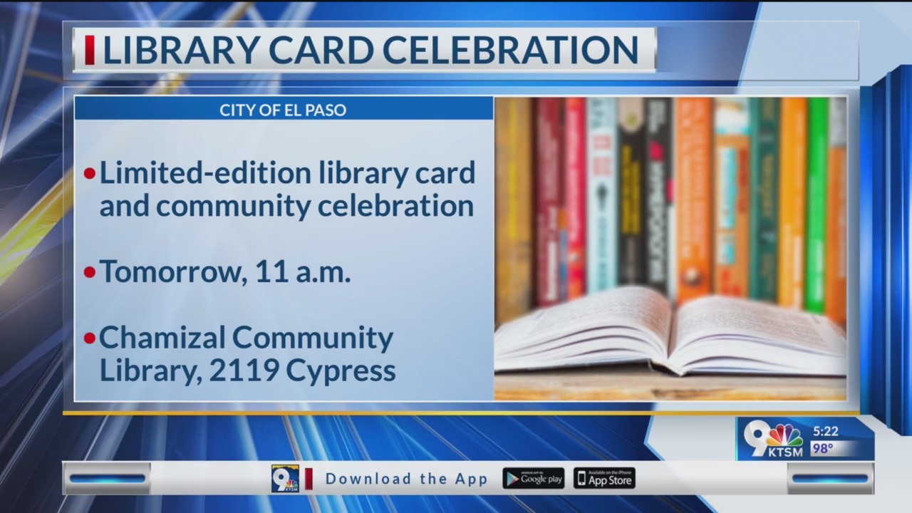 City of El Paso to issue limited-edition library cards – KTSM 9 News