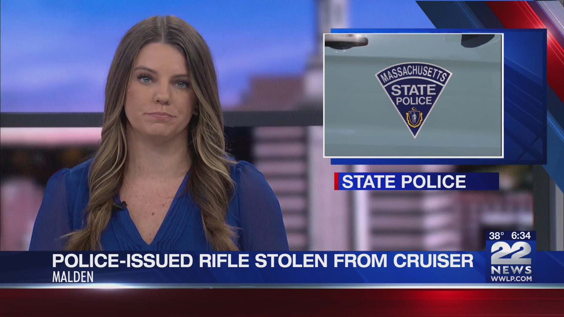 Massachusetts State Police Rifle Stolen From Police Cruiser Wwlp