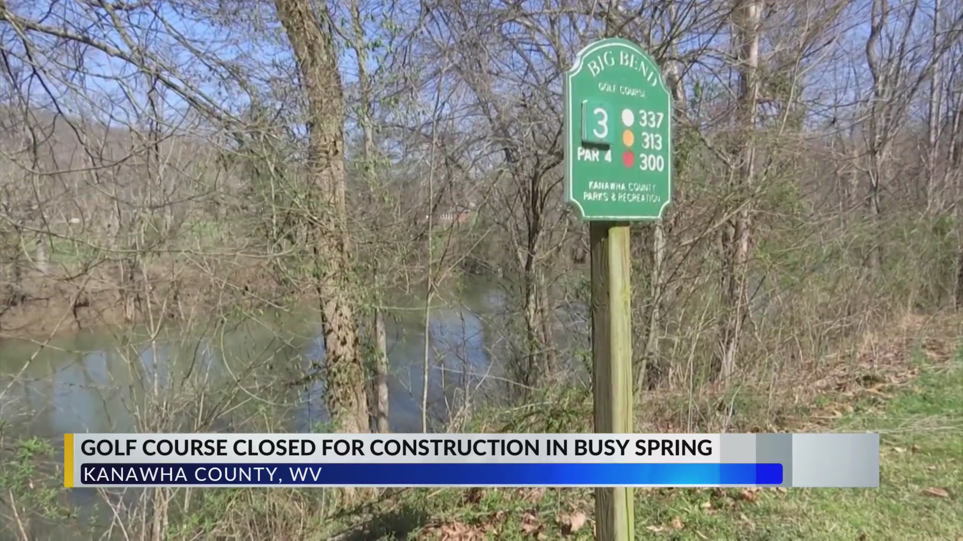 Big Bend Golf Course to undergo construction, front 9 holes closed for ...