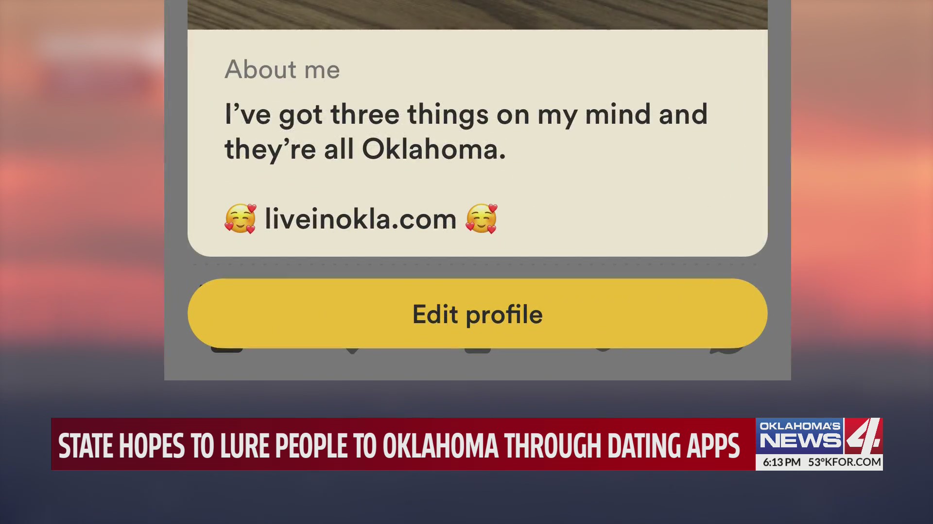 State hopes to lure people to Oklahoma through dating apps – KFOR.com ...