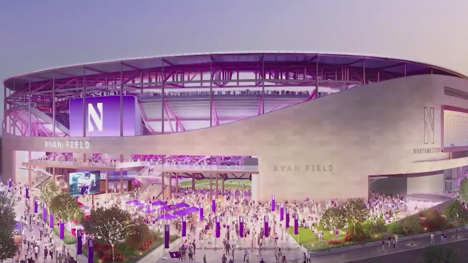 Nonprofit files lawsuit against Evanston over Northwestern’s Ryan Field ...