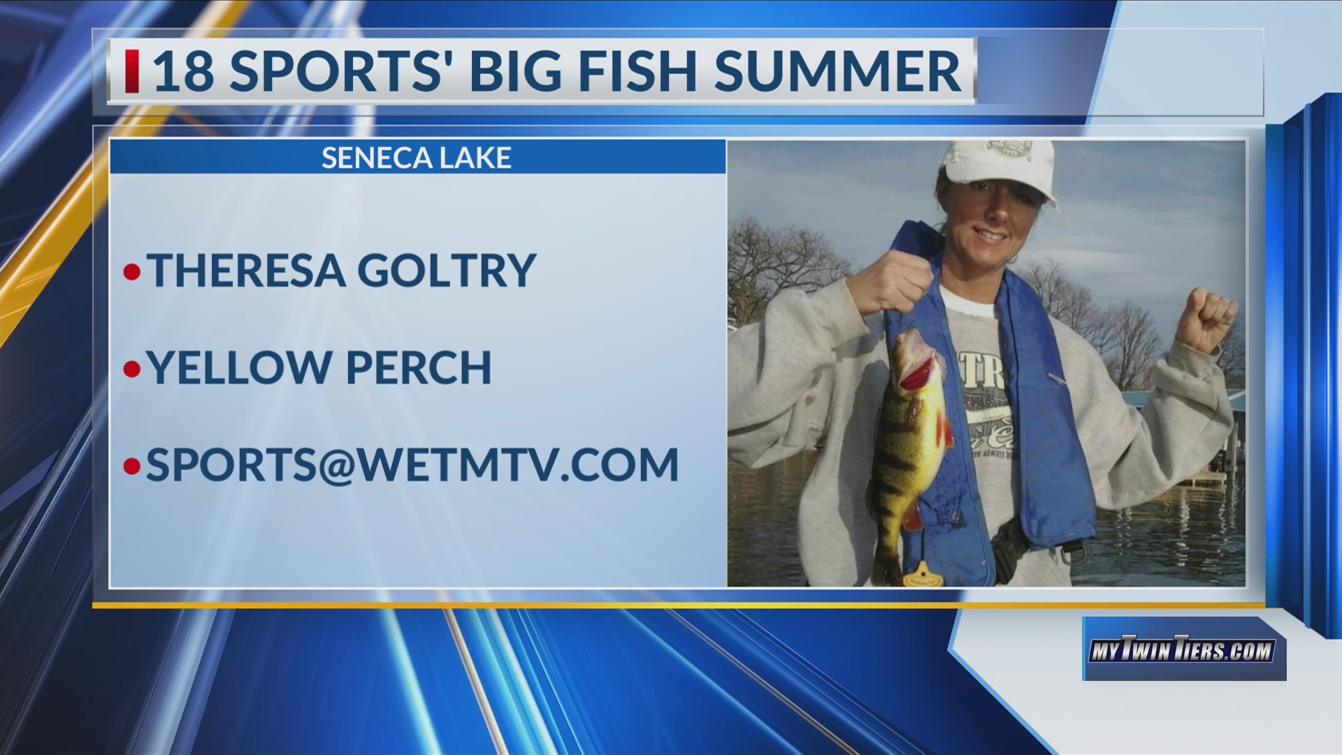 18 Sports’ Big Fish Summer – Theresa Goltry’s Yellow Perch – WETM ...