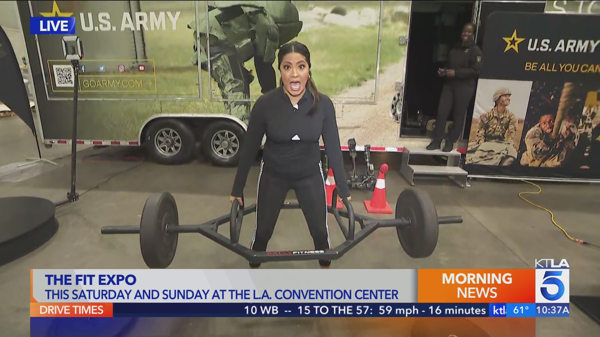 Megan Telles takes on The Fit Expo experience – KTLA