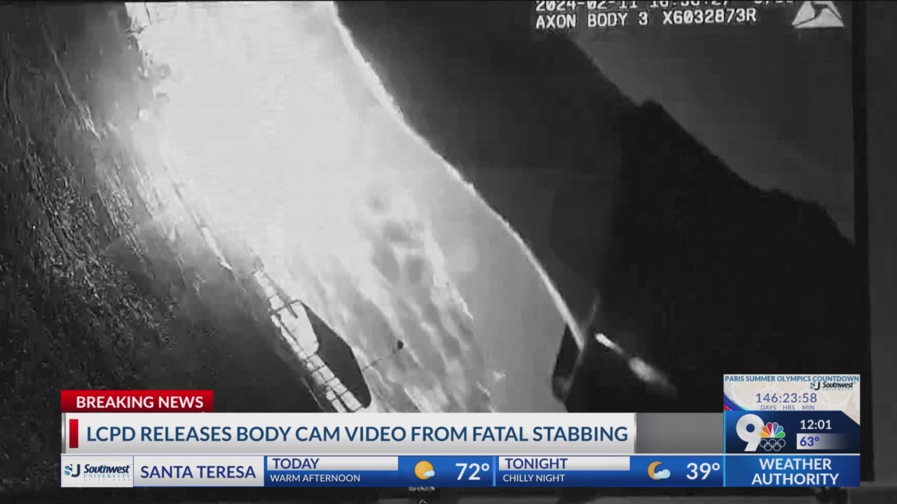 LCPD Releases body cam video from fatal stabbing – KTSM 9 News