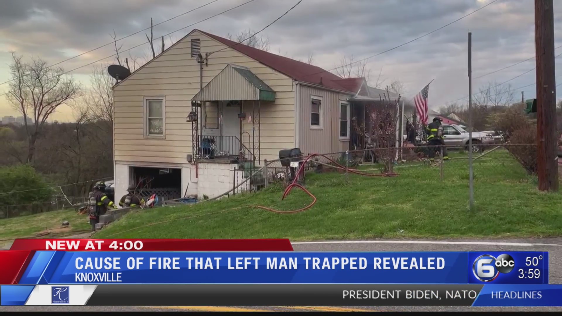 Cause of fire that left man trapped in house fire – WATE 6 On Your Side