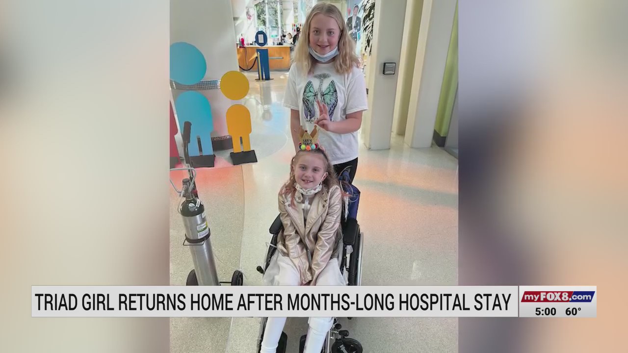 Triad girl returns home after months-long hospital stay – FOX8 WGHP
