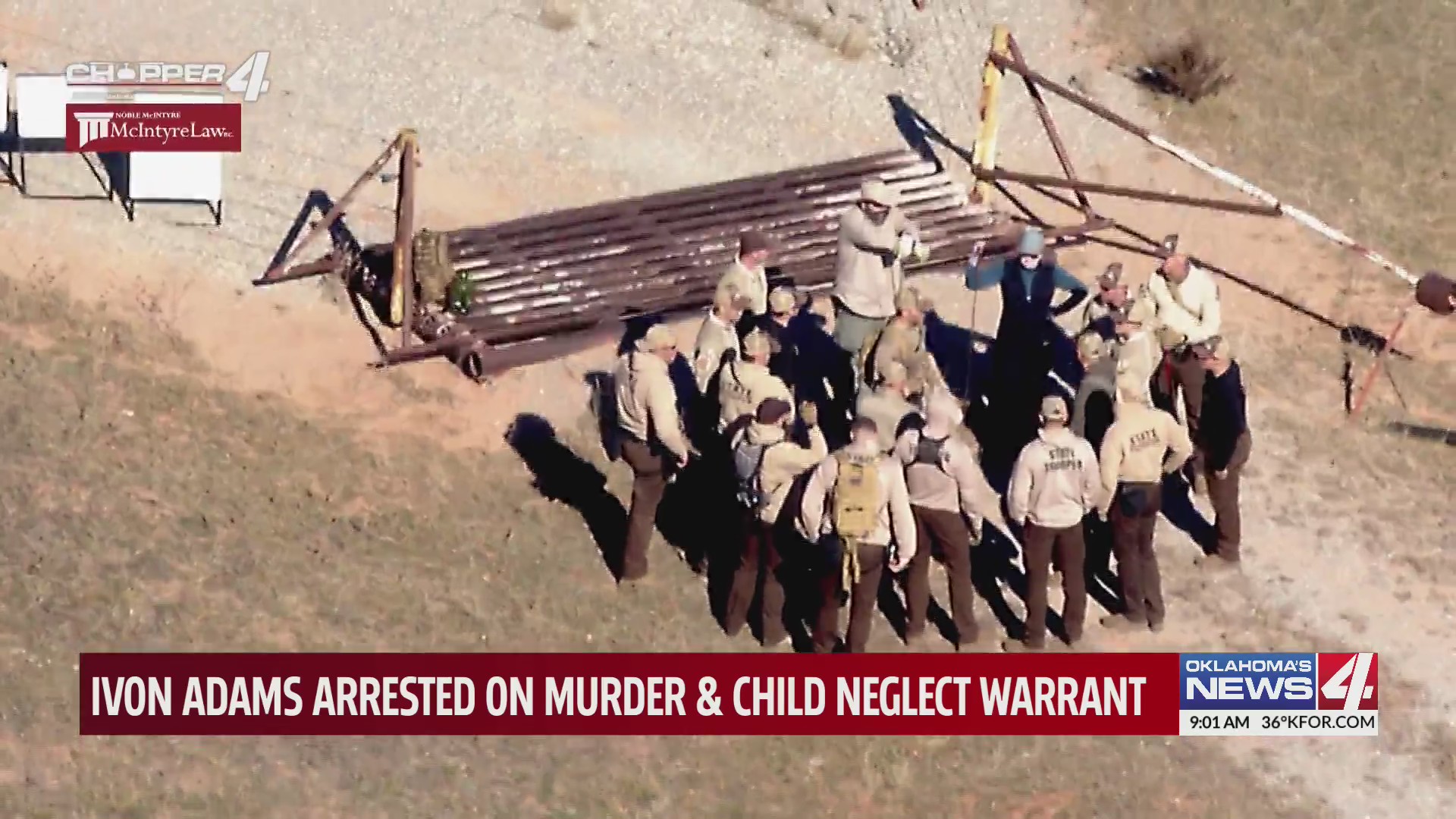 Ivon Adams arrested on murder & child neglect warrant – KFOR.com ...