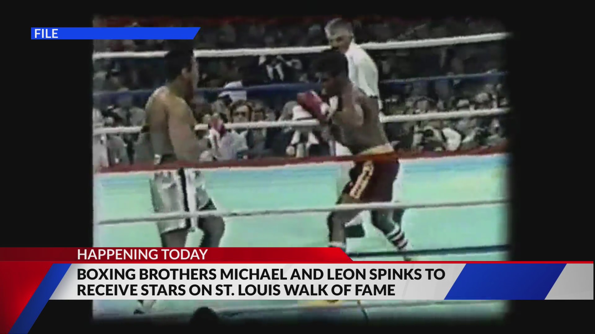 Michael and Leon Spinks getting stars on St. Louis Walk of Fame Walk of ...