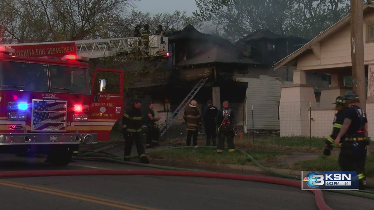 Vacant home catches fire in south Wichita, firefighters say it’s a ...