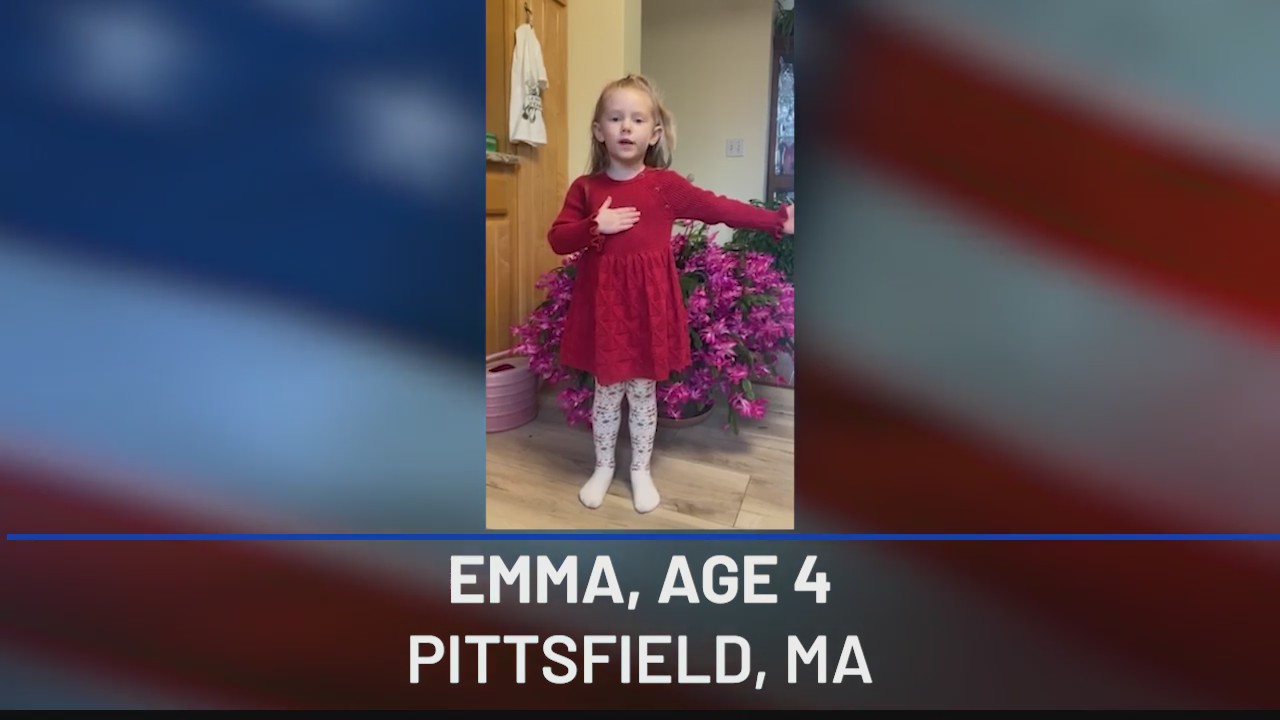 Emma gives us our daily pledge of allegiance – NEWS10 ABC