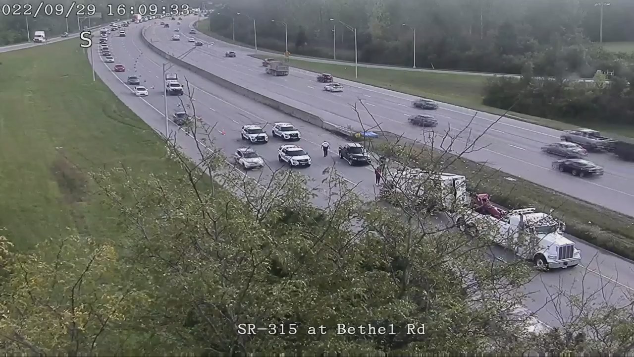 Multiple lanes of State Route 315 north closed following crash – NBC4 ...