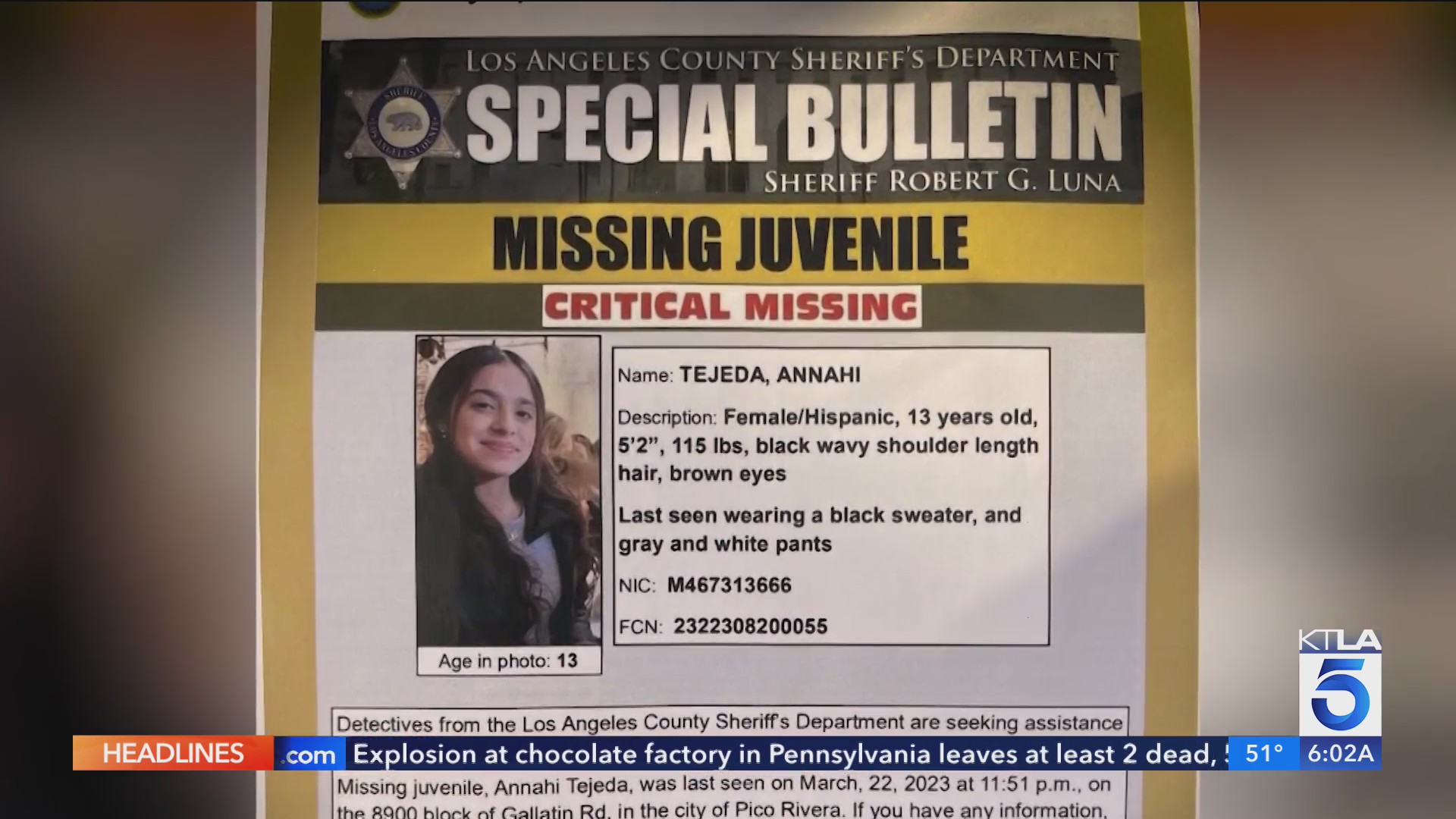 Authorities continue to search for missing girl with ‘impeccable ...