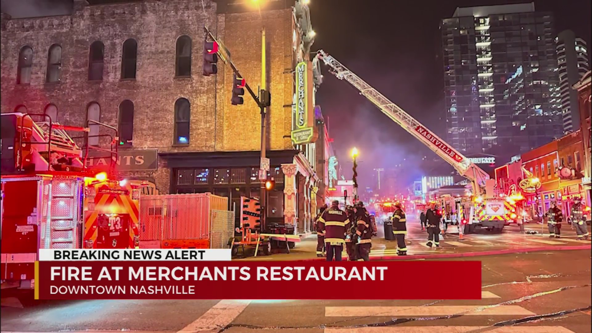 Crews extinguish fire at Merchants Restaurant on Broadway – WKRN News 2