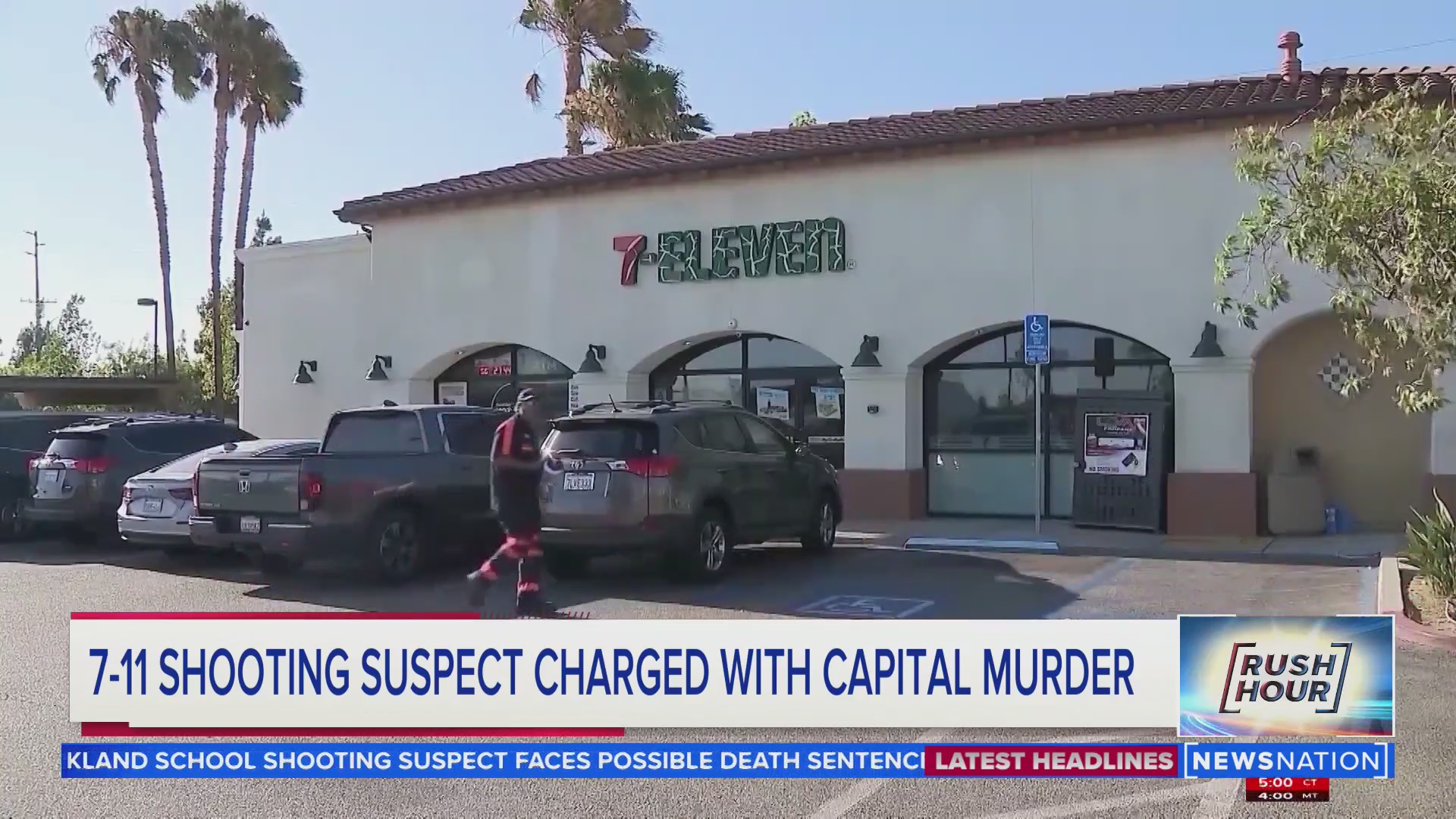7-Eleven shooting suspect charged | Rush Hour – NewsNation