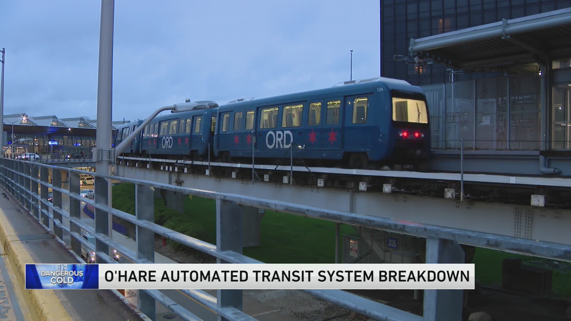 Airport Transit System at O’Hare suffers short breakdown amid extreme ...