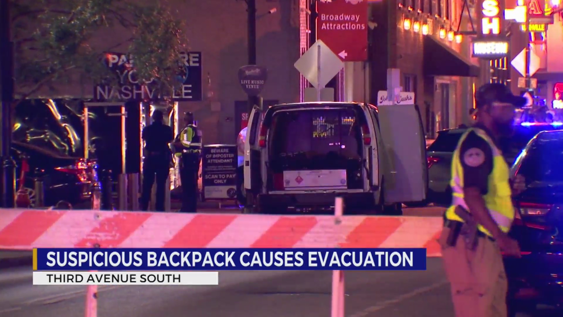 Suspicious backpack causes evacuations near Broadway – WKRN News 2