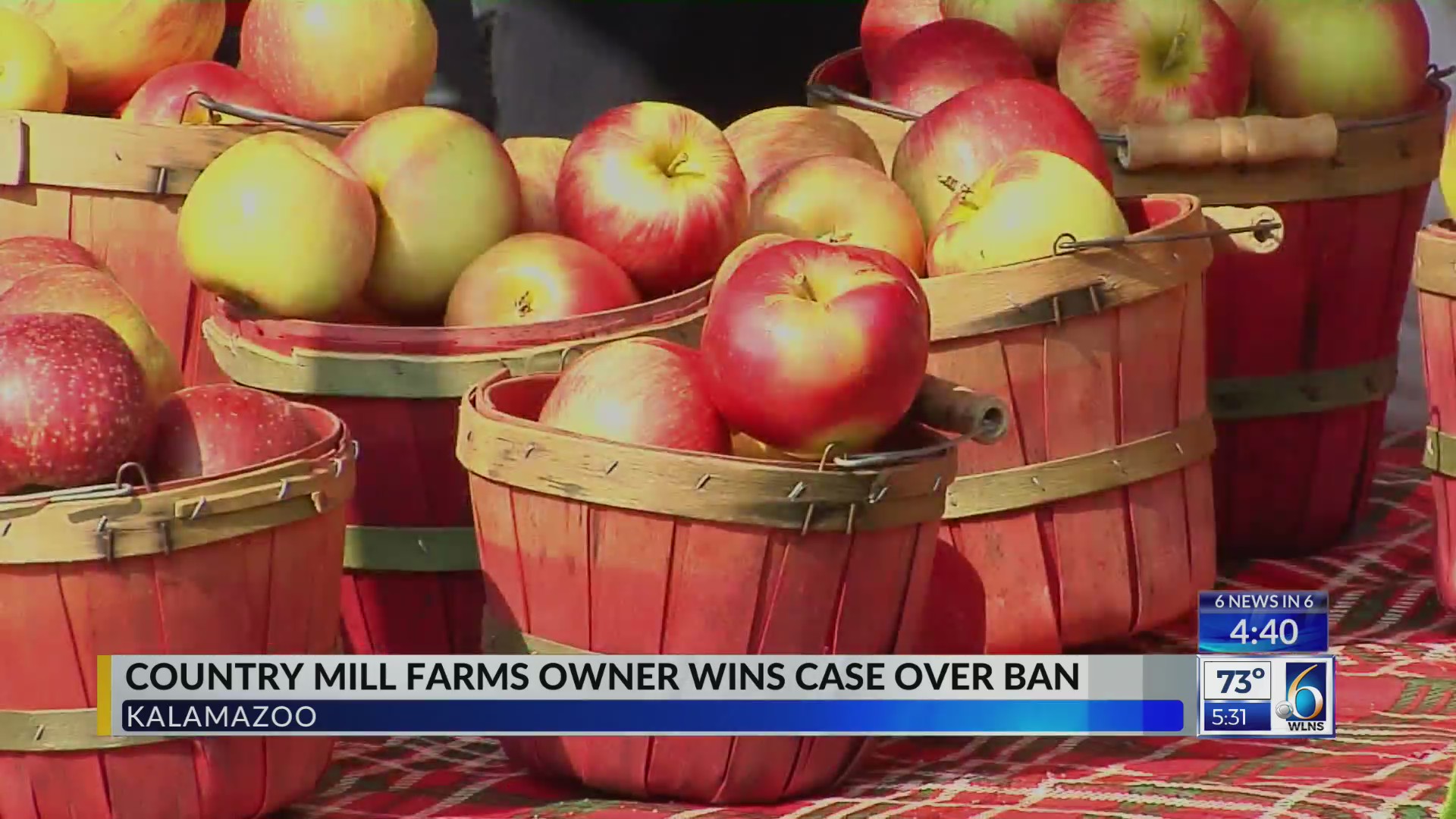 Country Mill Farms Owner Wins Case Over Ban – WLNS 6 News