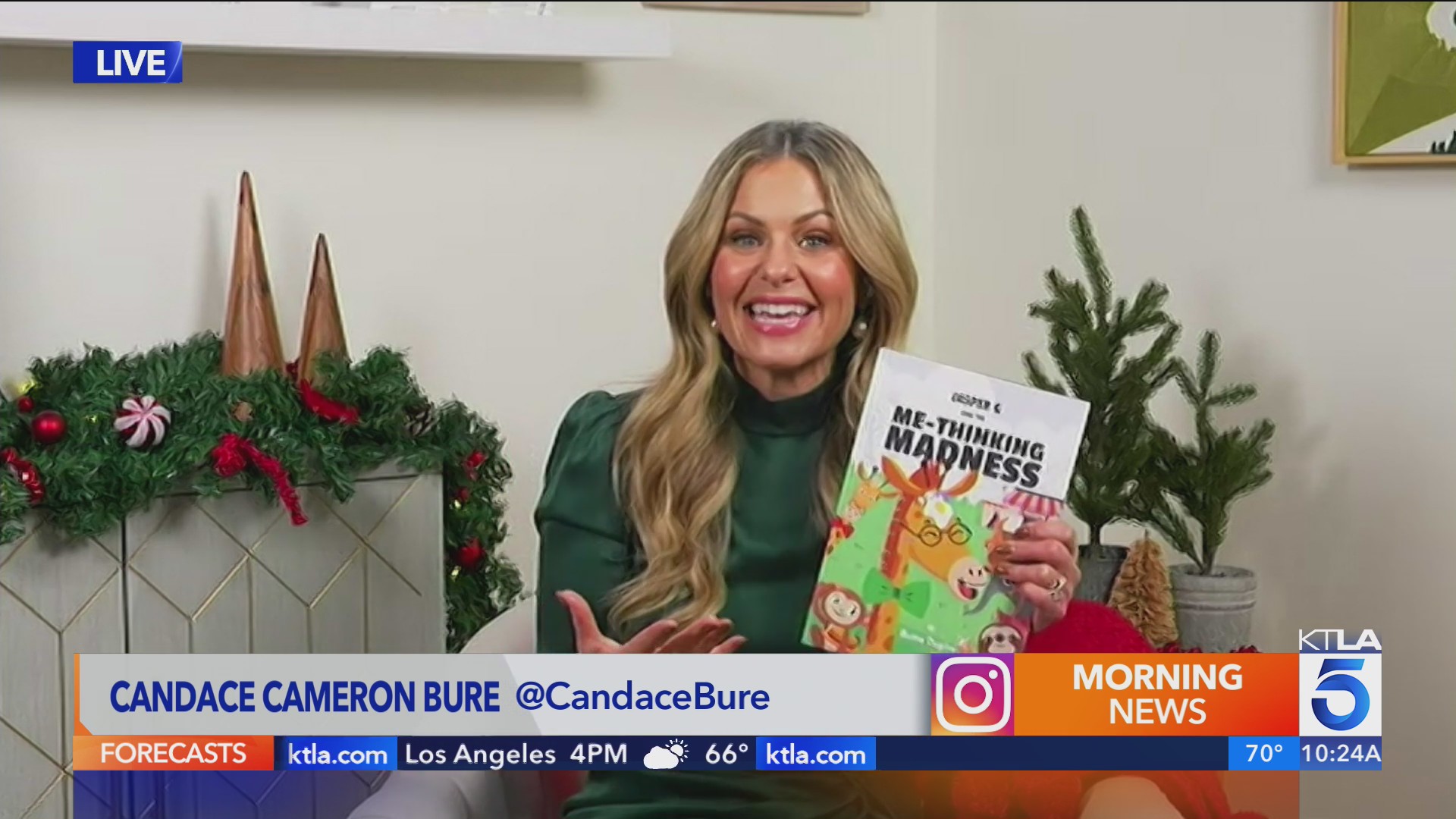 Candace Cameron Bure discusses her new holiday movies and book club – KTLA