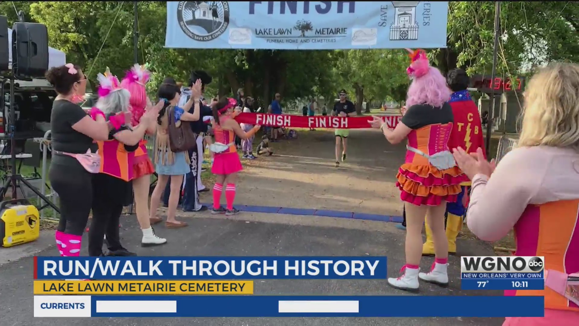 Metairie cemetery holds 5k race spreading awareness on NOLA history – WGNO