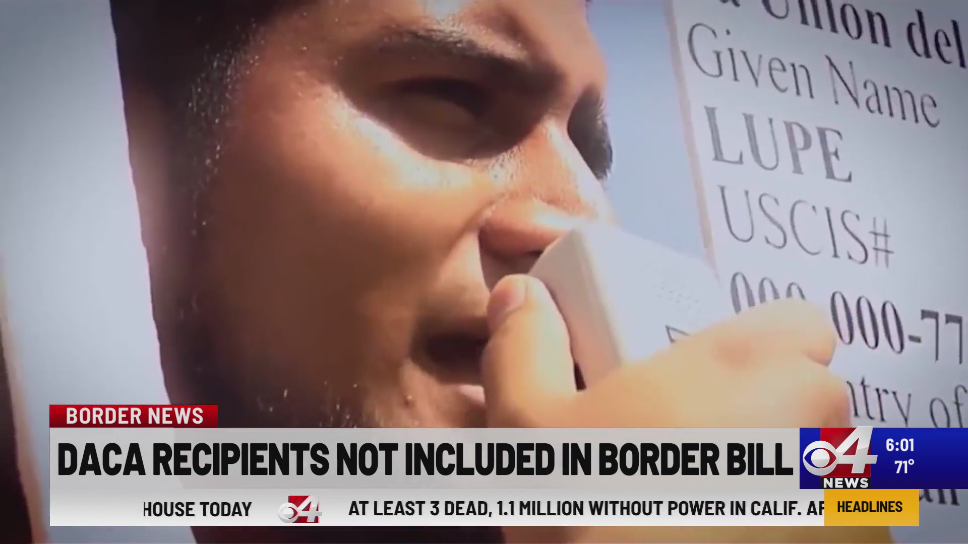 DACA recipients not in border bill – BorderReport