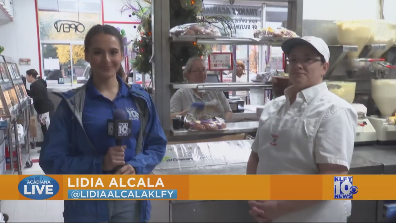 Acadiana Live: Lidia’s King Cake Tour – Rickey Meche’s Donut King ...
