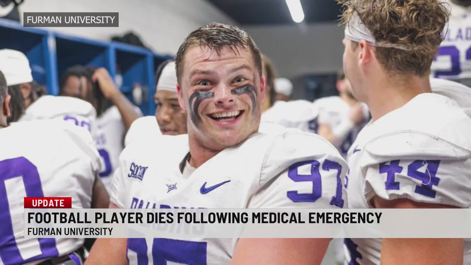 Visitation details announced for Furman football player who died – WSPA ...