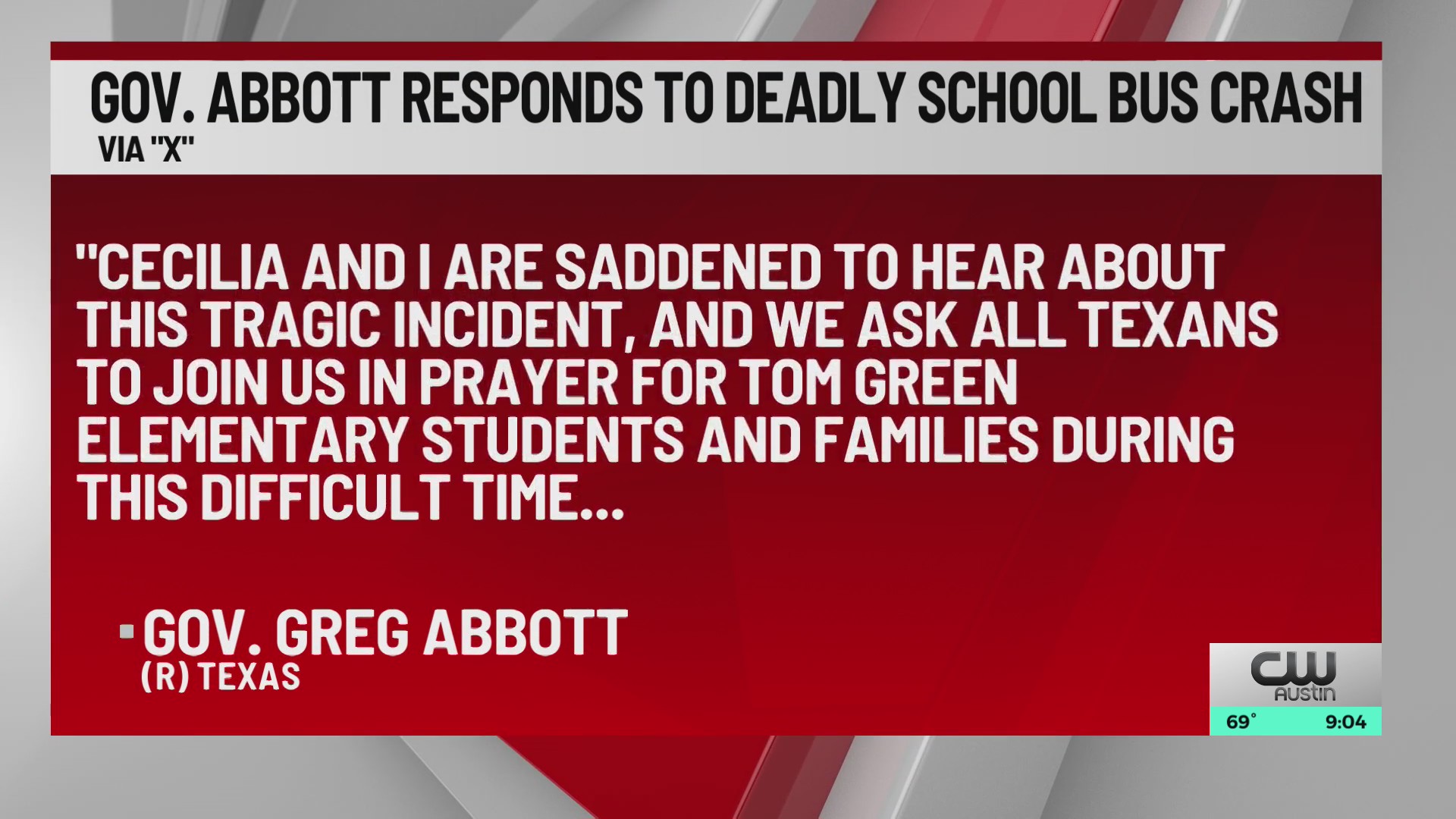 Abbott, local agencies express sympathies on deadly school bus crash ...