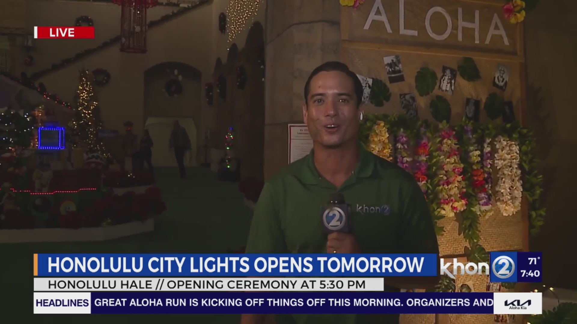 Honolulu City Lights officially opens on Saturday – KHON2