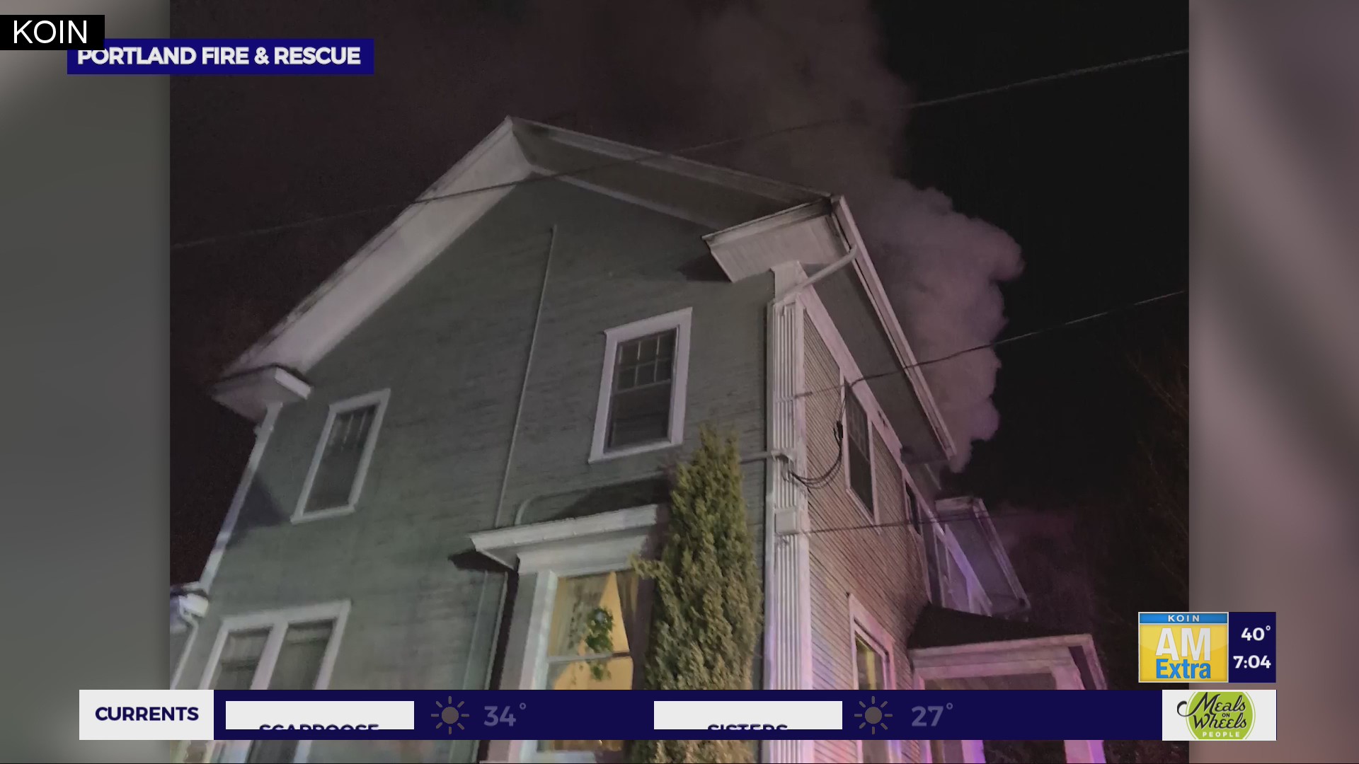 Seven displaced after early morning SE Portland apartment fire – KOIN.com
