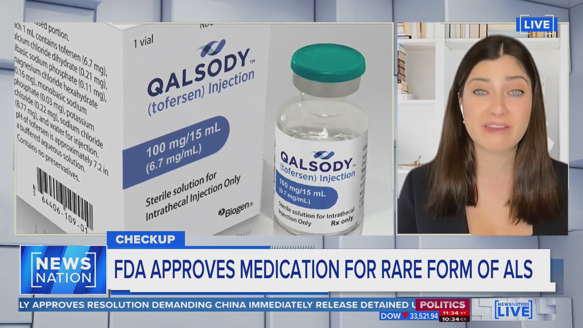 FDA approves medication for rare form of ALS | NewsNation Live – NewsNation