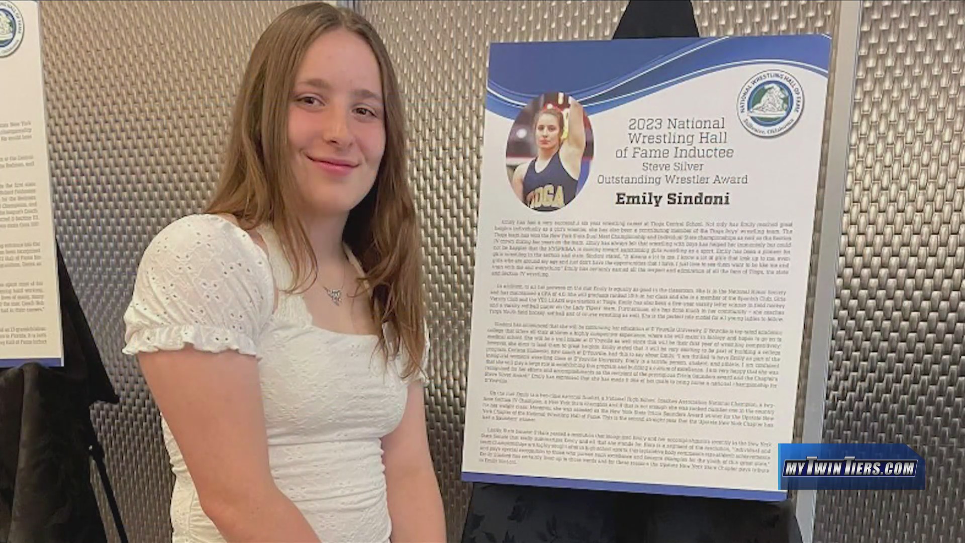 Emily Sindoni honored by National Wrestling Hall of Fame – WETM ...