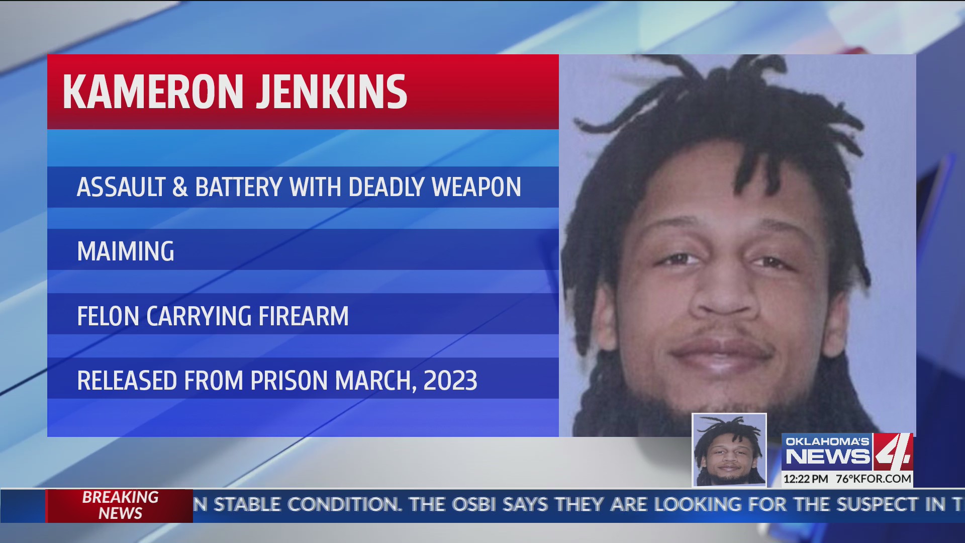 Manhunt for suspect wanted in connection with the shooting of a ...