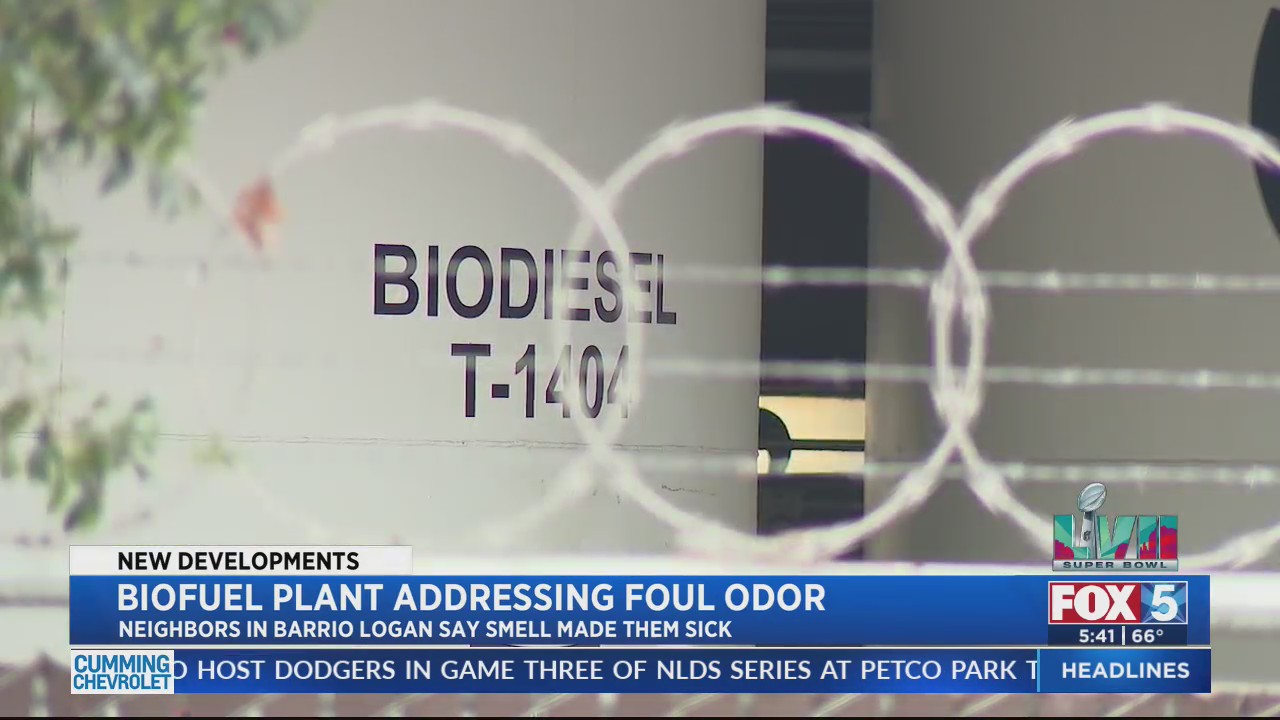 Biofuel Plan Addressing Foul Odor – FOX 5 San Diego & KUSI News