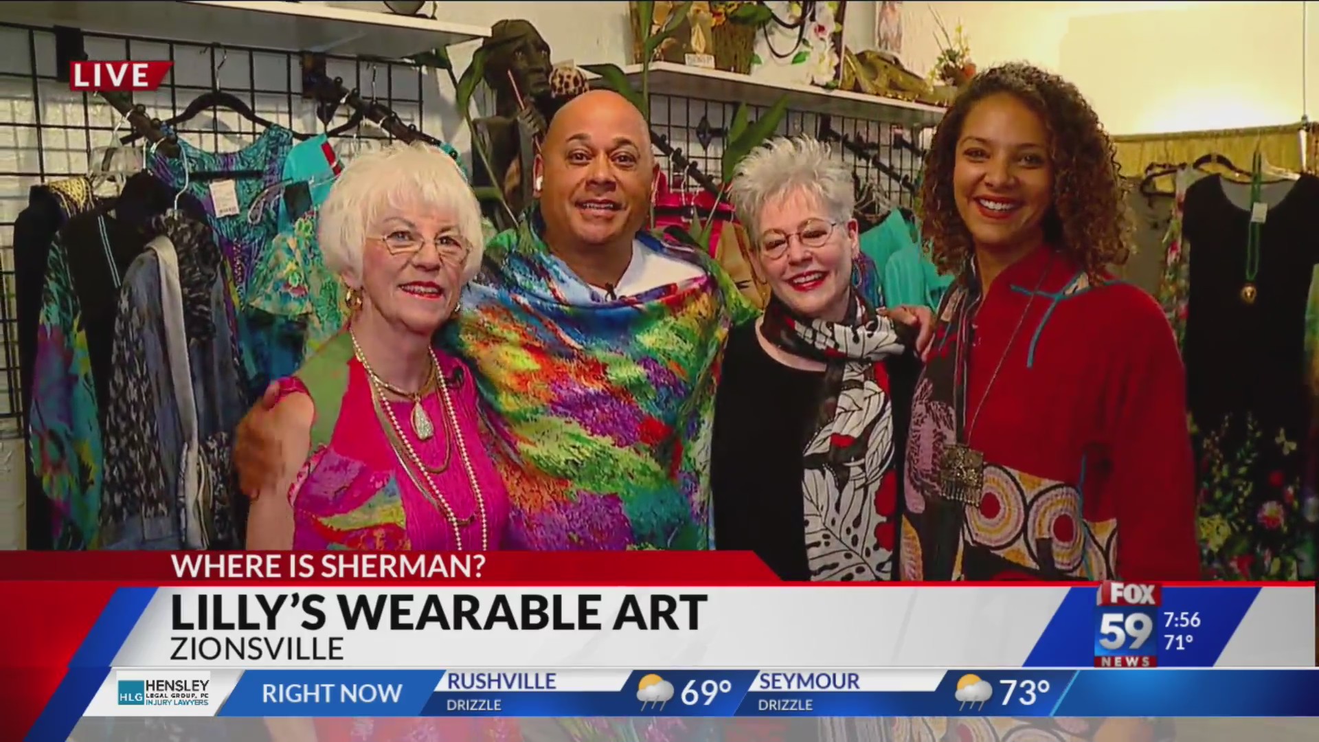 Where Is Sherman? Lilly’s Wearable Art – Fox 59