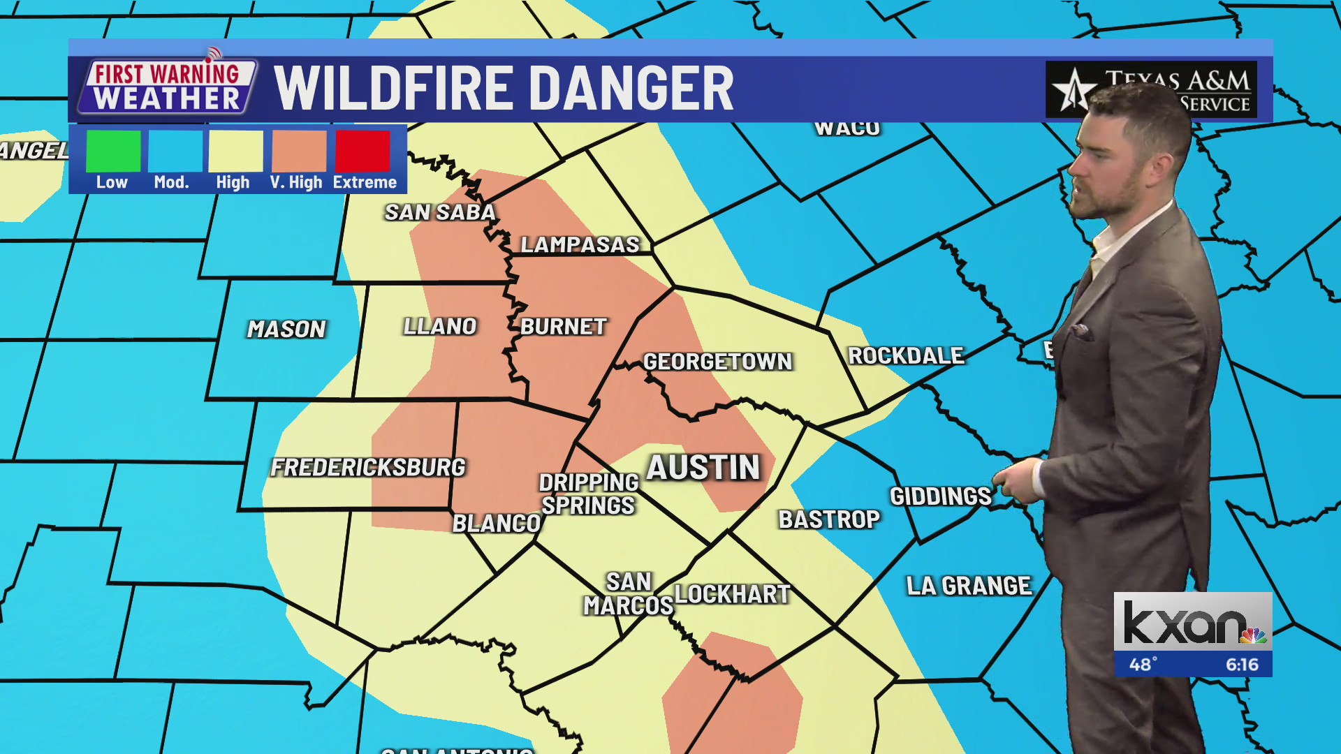 Increased fire danger – KXAN Austin