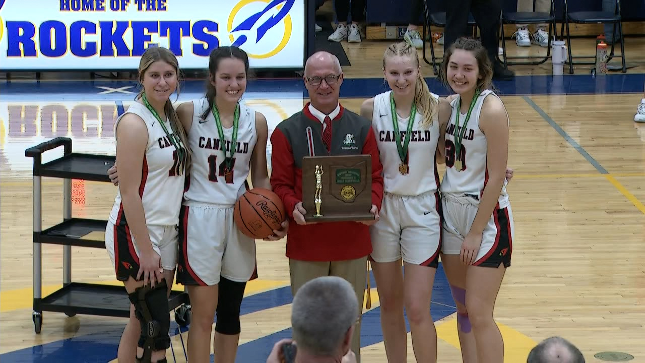 Canfield girls win first district title in ten years – WKBN.com