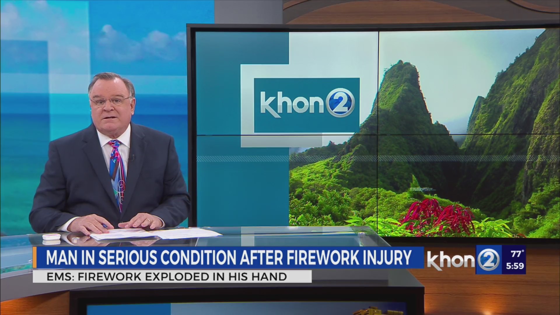 Oahu man in serious condition following firework explosion – KHON2