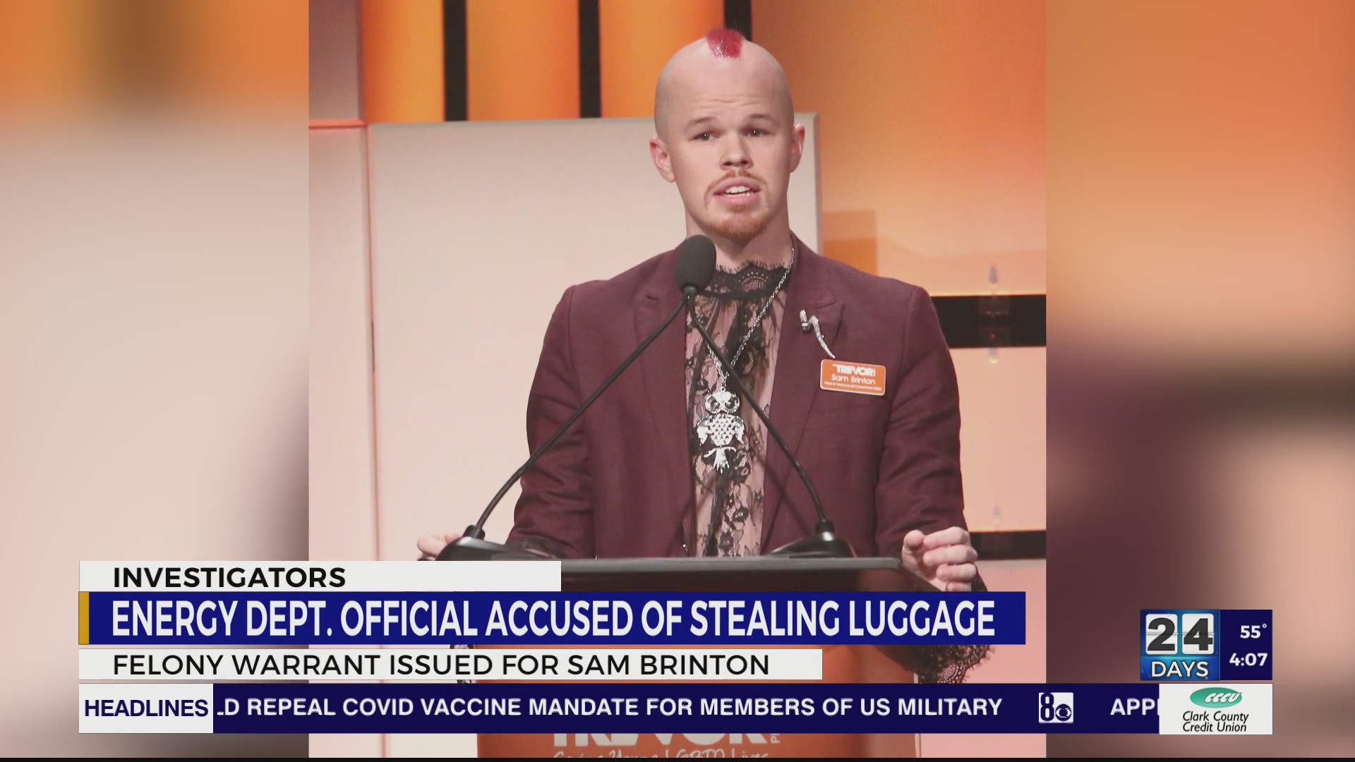 Energy department official accused of stealing luggage from Las Vegas ...