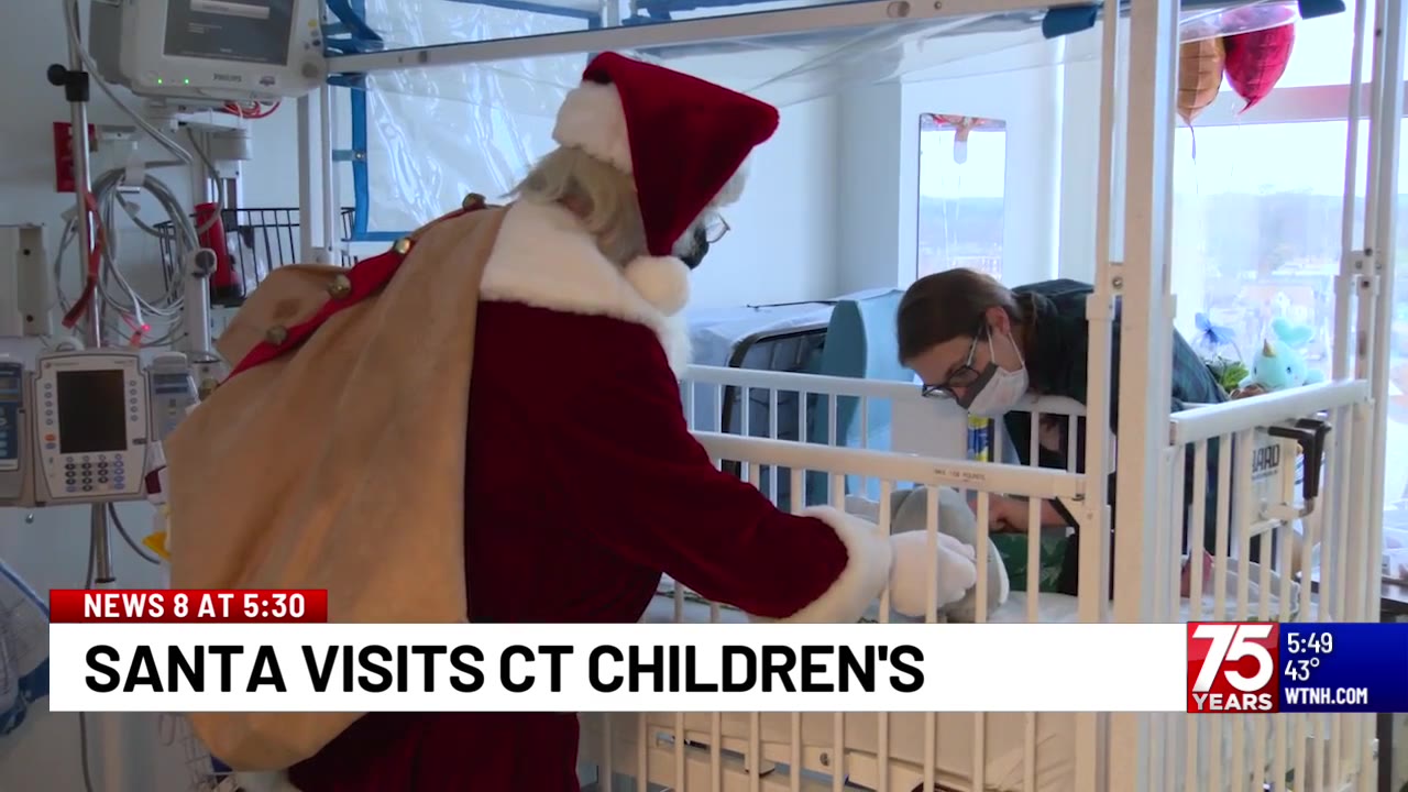 Santa Claus visits patients at Connecticut Children’s – WTNH.com