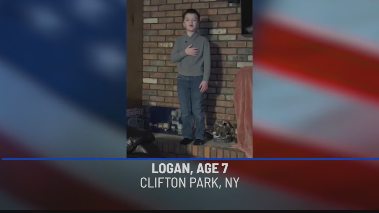 Logan gives us our daily pledge of allegiance – NEWS10 ABC
