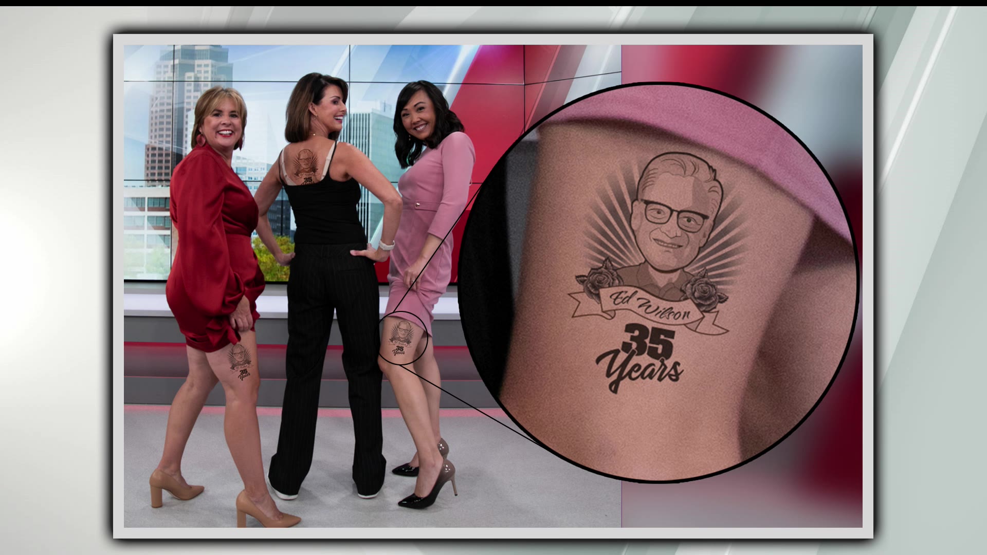 Ed’s 35th Anniversary tattoos – who13.com