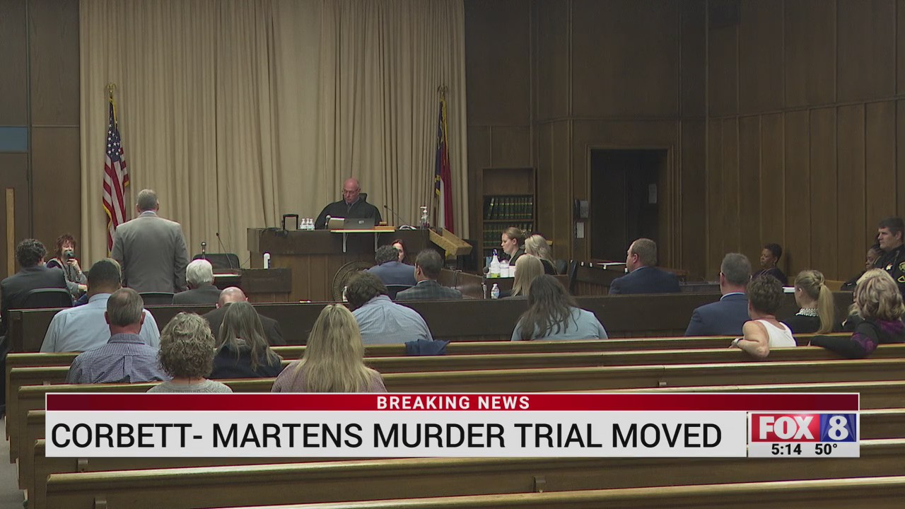 Corbett-Martens murder trial moved – FOX8 WGHP