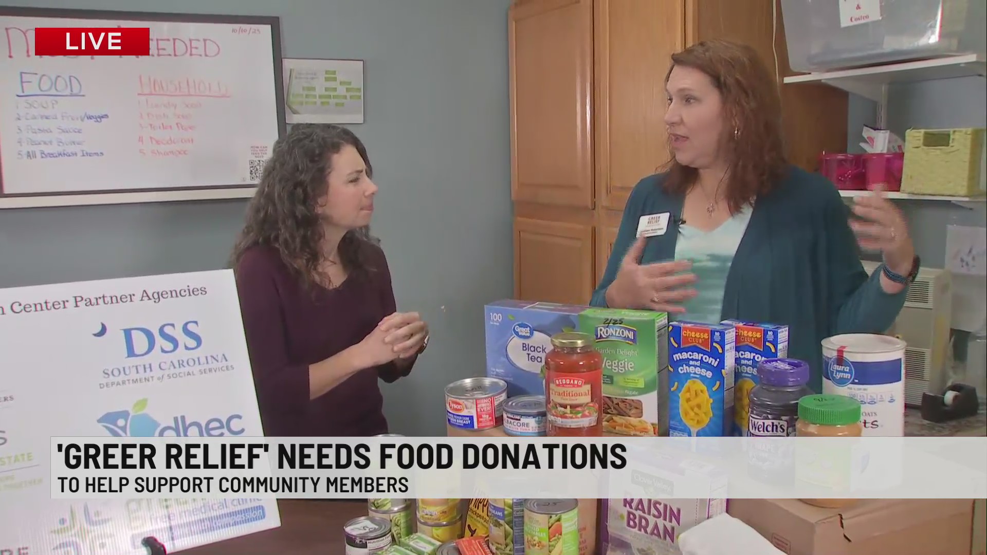 Greer Relief needs help to feed community, spread the word about their ...