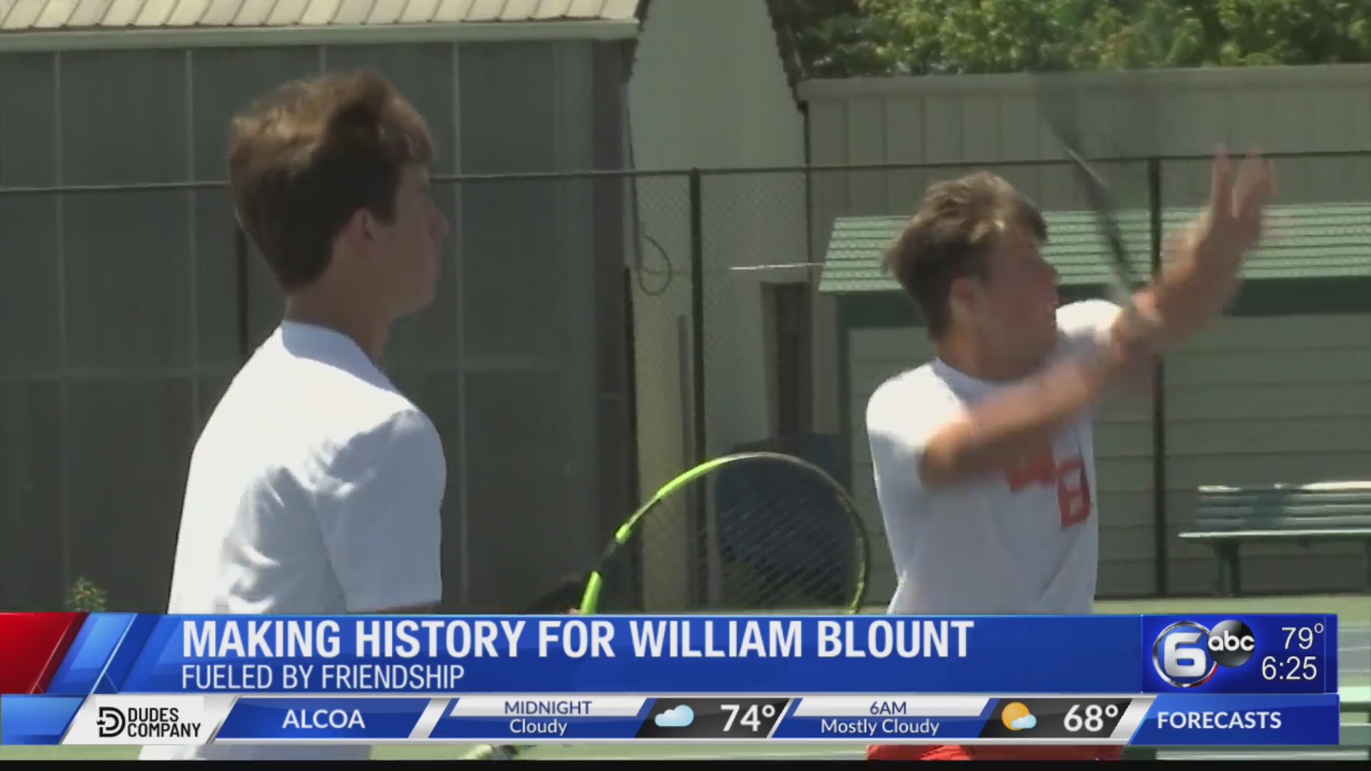 Bayler Cupp and John Macon are making history for William Blount tennis ...