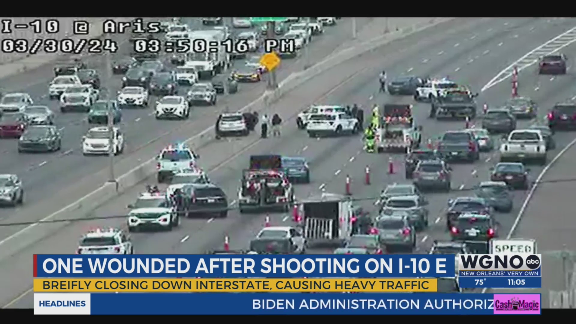 JPSO: One person wounded in I-10 shooting – WGNO