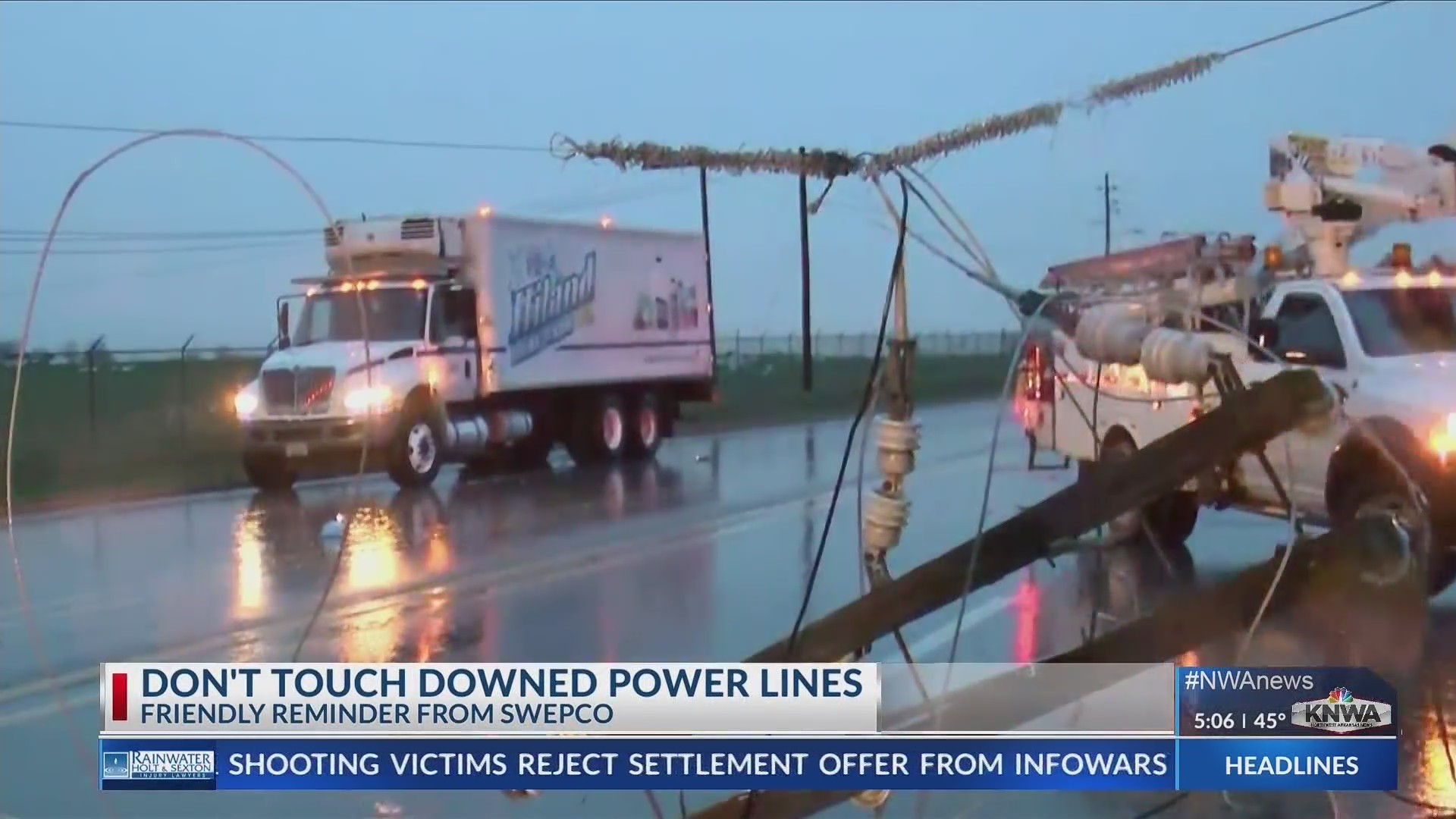 Dangerous downed power lines – KNWA FOX24